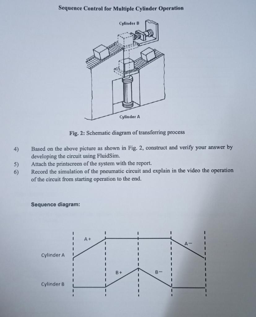Sequence Control for Multiple Cylinder Operation | Chegg.com