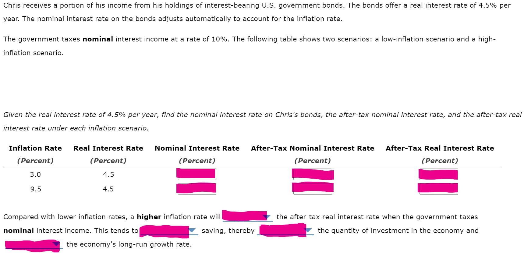 Solved NOMINAL INTEREST RATE:1. ______2. ______AFTER-TAX | Chegg.com