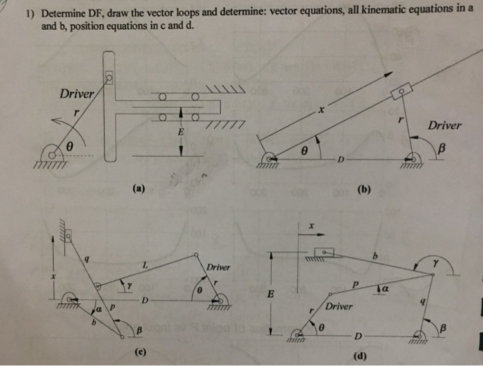 Solved Determine DF, draw the vector loops and determine: | Chegg.com