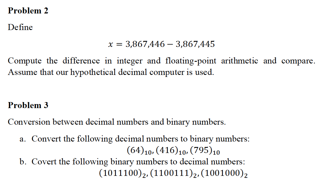 Solved Problem 1 Give the computational representations (in | Chegg.com