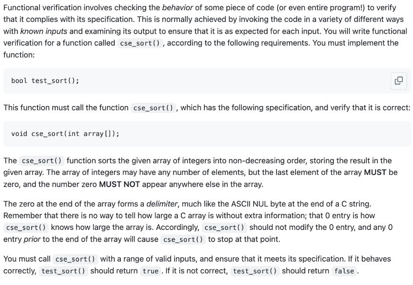 Solved Functional verification involves checking the | Chegg.com