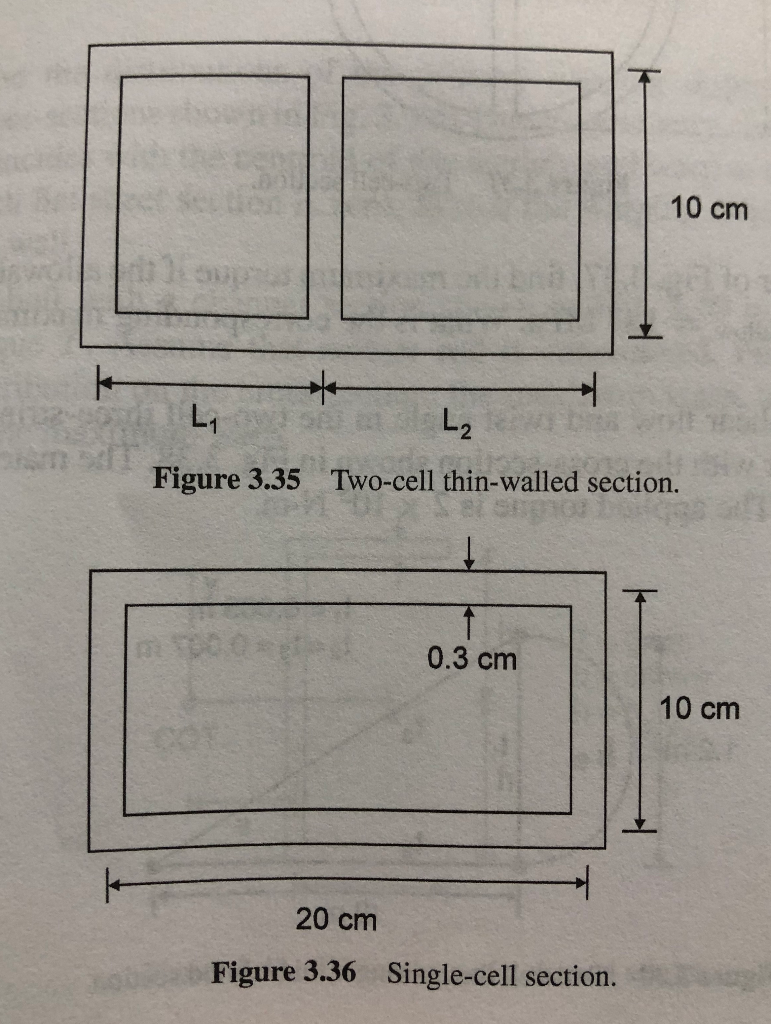 Solved The two-cell section in Fig. 3.35 is obtained from | Chegg.com