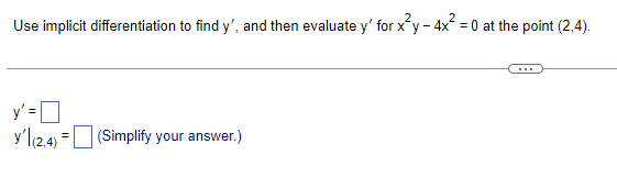 Solved Use implicit differentiation to find y′, and then | Chegg.com