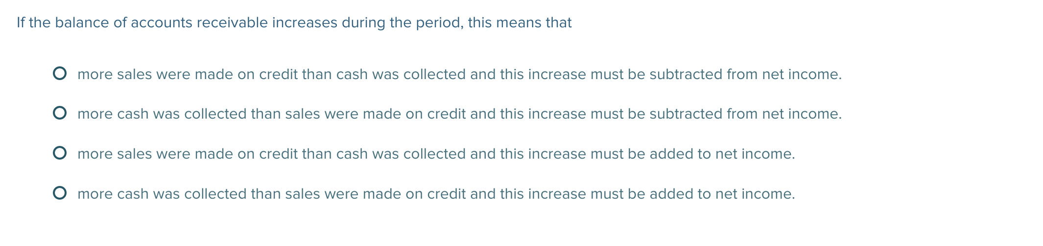 Solved Identify the items that would be subtracted from net | Chegg.com