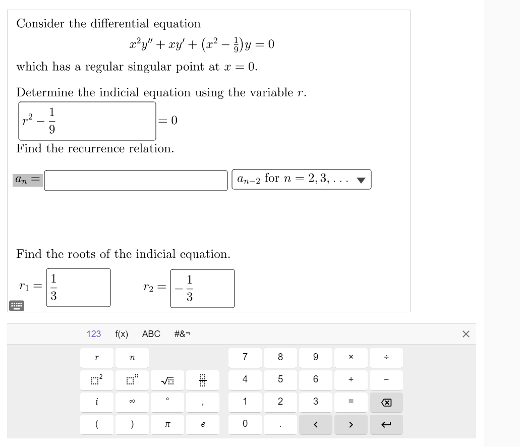 Solved Consider the differential equation | Chegg.com