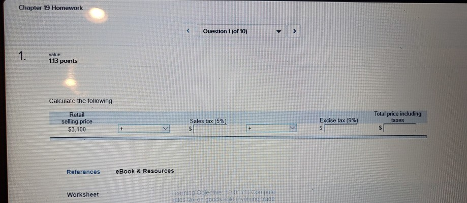 Solved Chapter 19 Homework