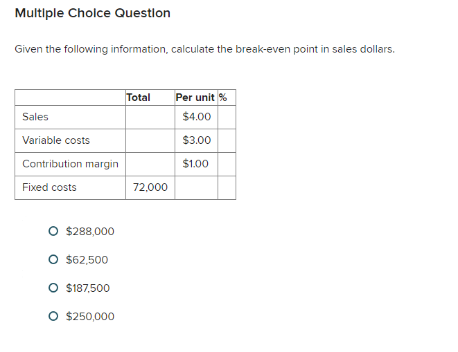 Solved Given the following information, calculate the | Chegg.com