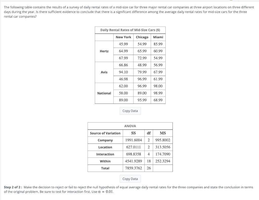 Solved The following table contains the results of a survey | Chegg.com