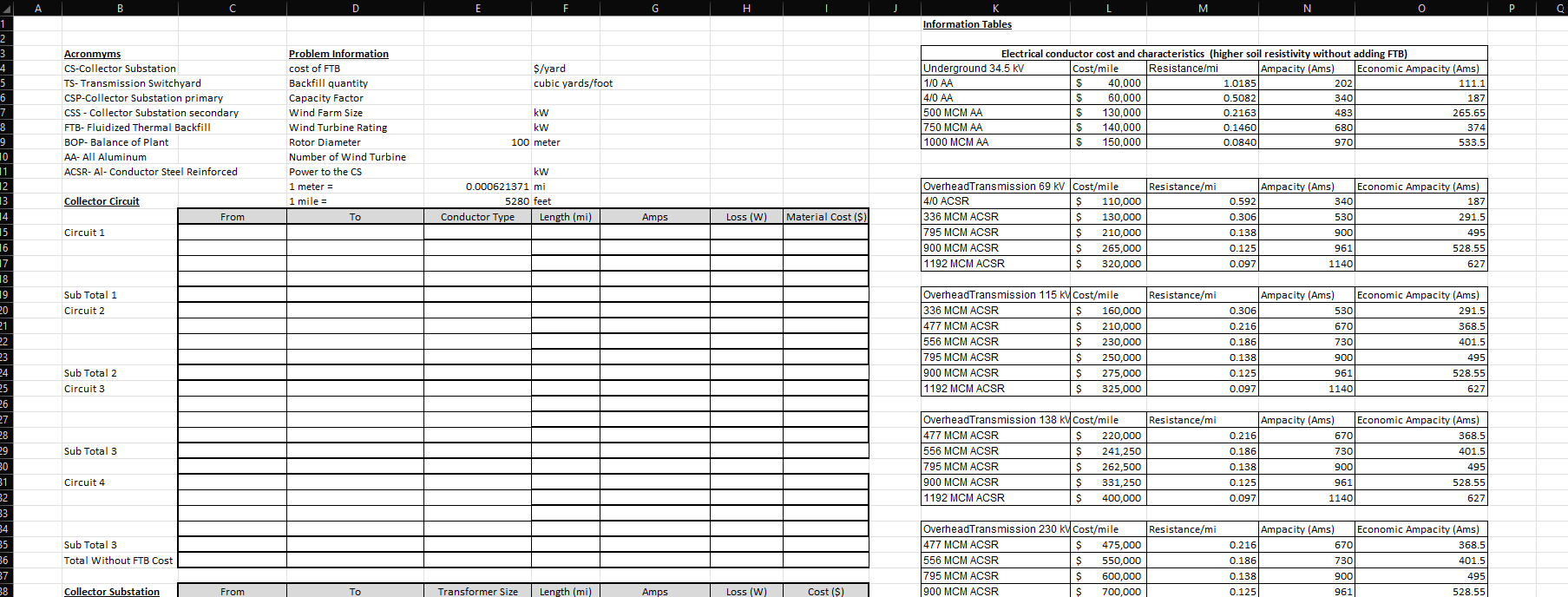 Solved (50 points) Collector System Design Design a Wind | Chegg.com