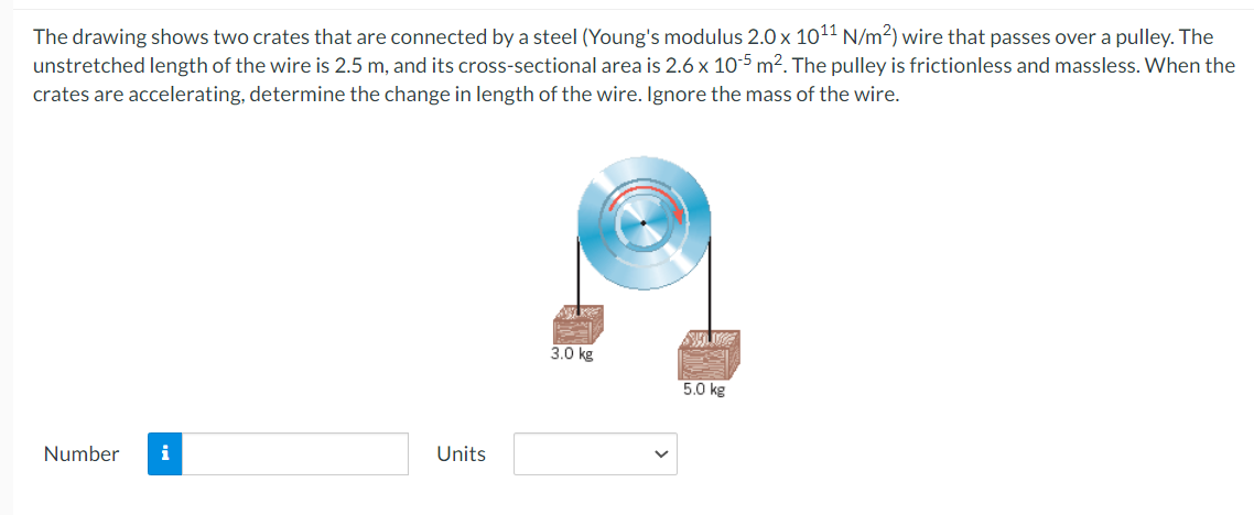 Solved The drawing shows two crates that are connected by a | Chegg.com