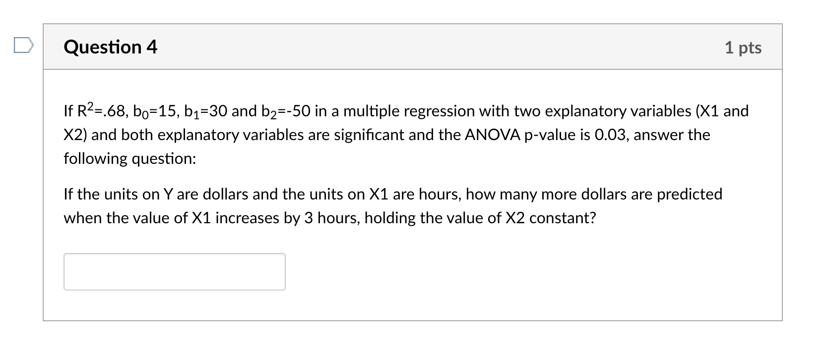Solved Question 2 1 pts Suppose that you have a multiple | Chegg.com