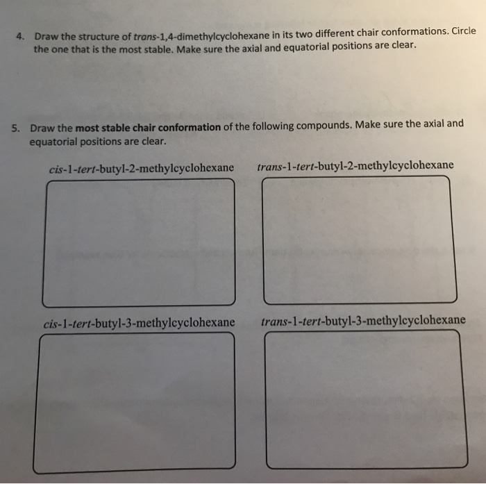 Solved Draw the structure of trans-1,4-dimethylcyclohexane | Chegg.com