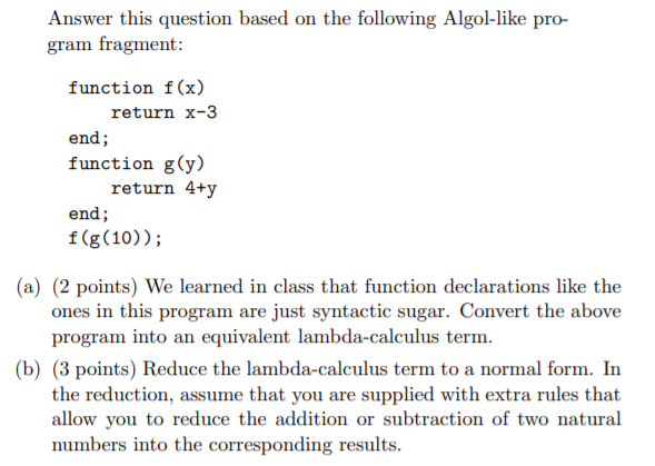 Solved Answer this question based on the following | Chegg.com