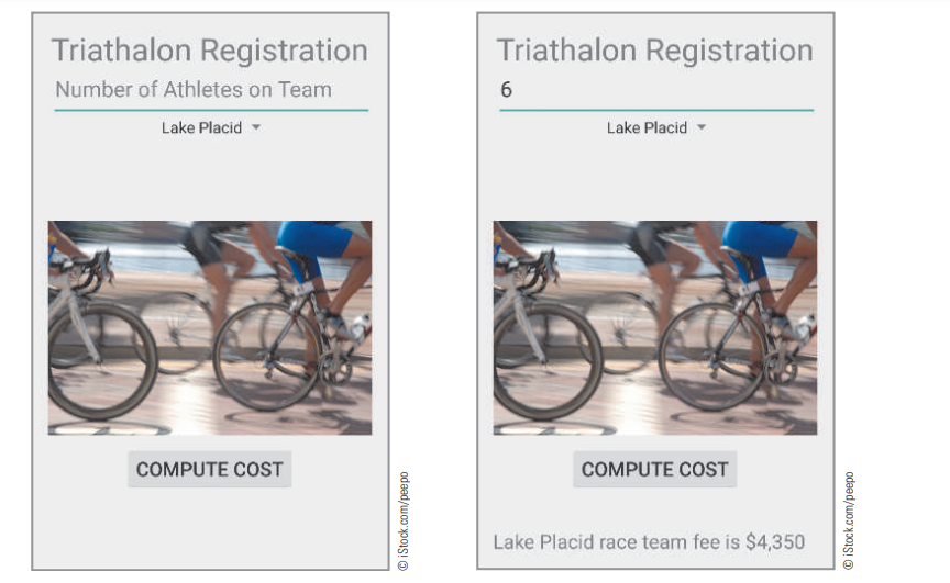 Case Project 3–2: Triathlon Registration App * | Chegg.com