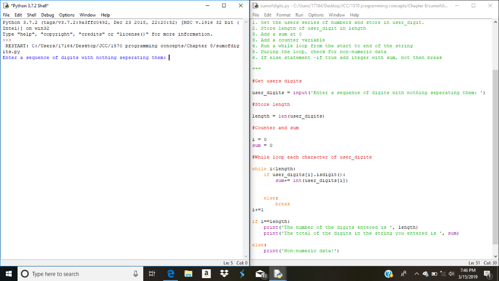 Solved I Cant figure out what I am doing wrong, the program | Chegg.com