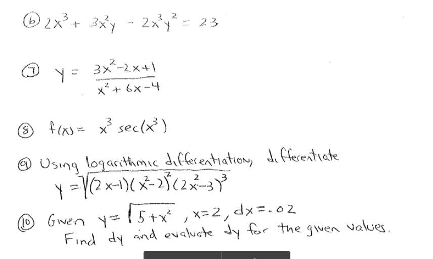 Solved Can you solve these and show me how to solve them. | Chegg.com