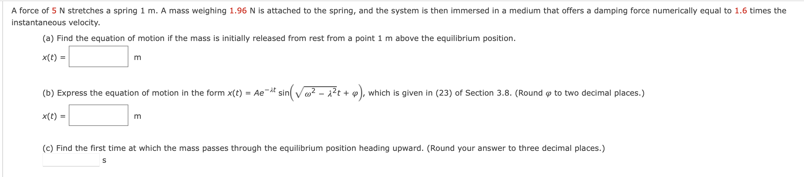Solved instantaneous velocity. (a) Find the equation of | Chegg.com