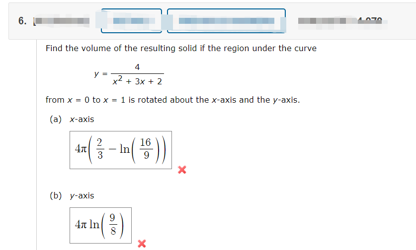 Solved Find the volume of the resulting solid if the region | Chegg.com