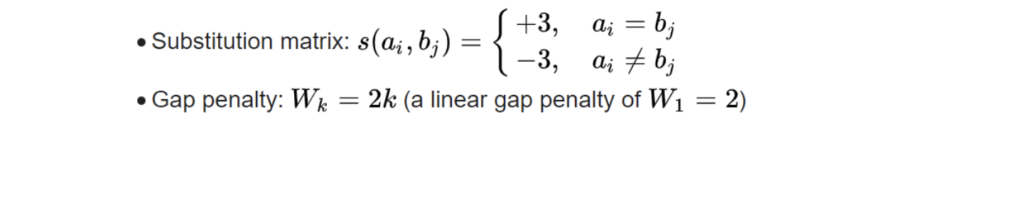 Solved Apply Smith Waterman algorithm to find the local | Chegg.com