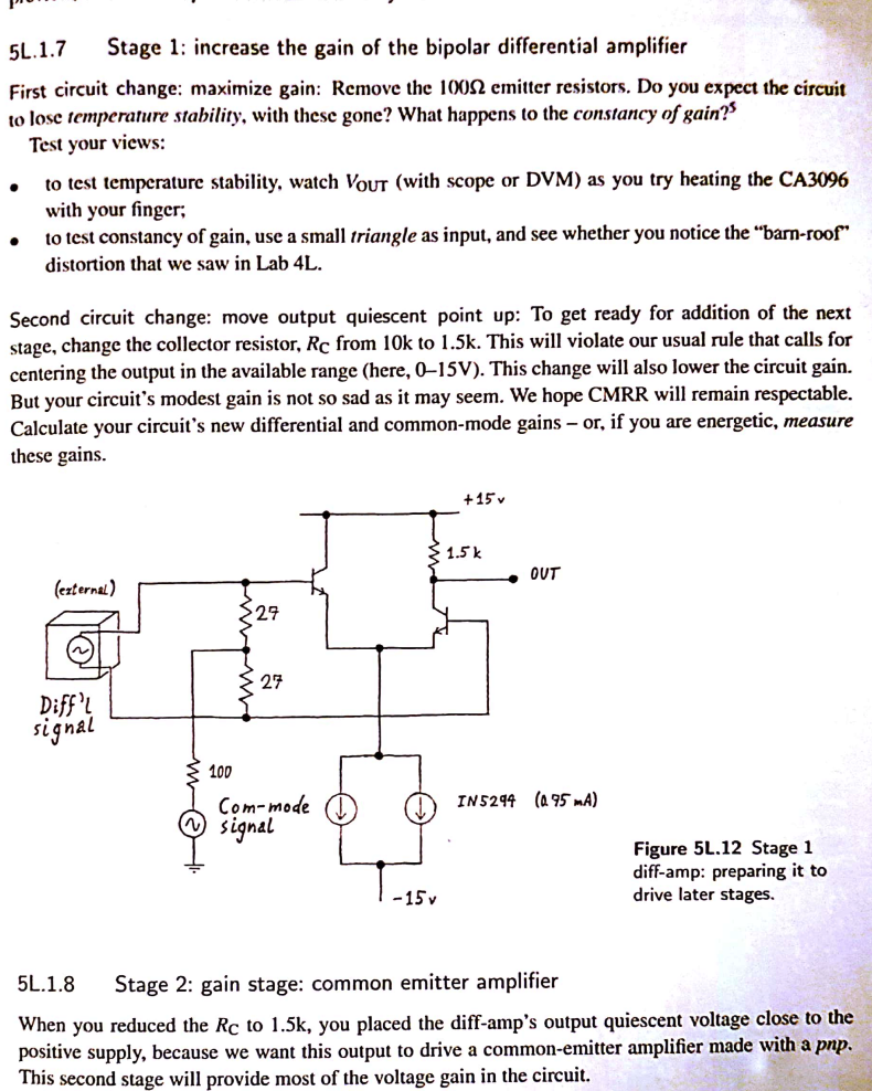 Build the following circuit on a breadboard, | Chegg.com
