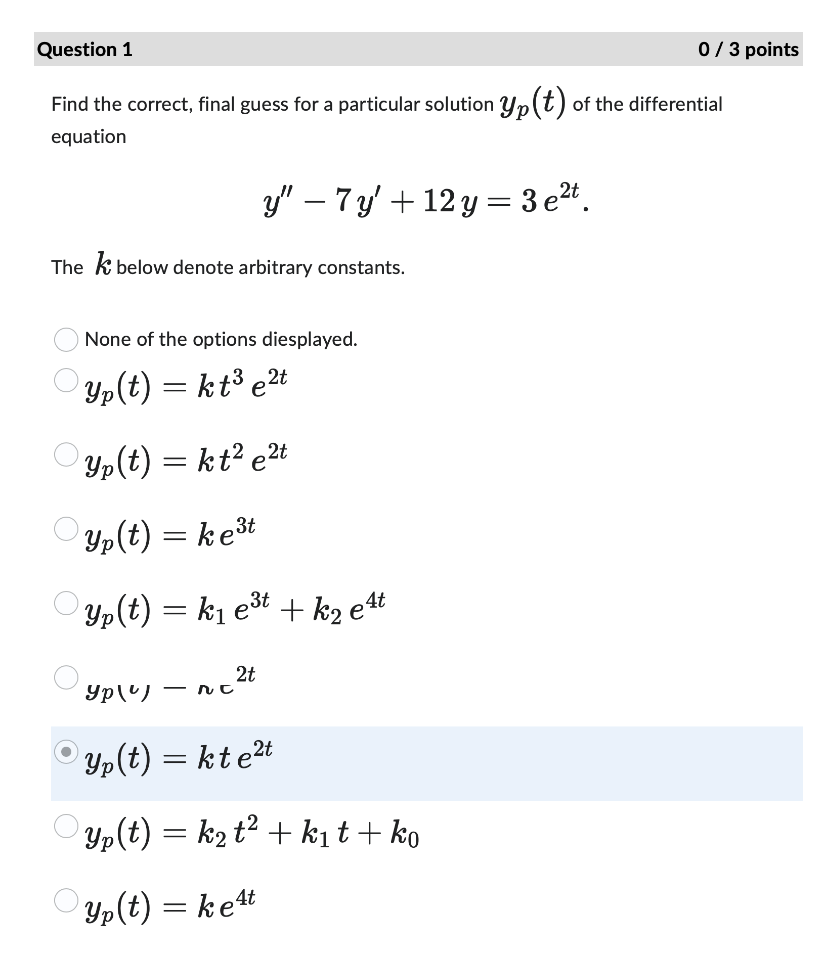 Solved Find the correct, final guess for a particular | Chegg.com