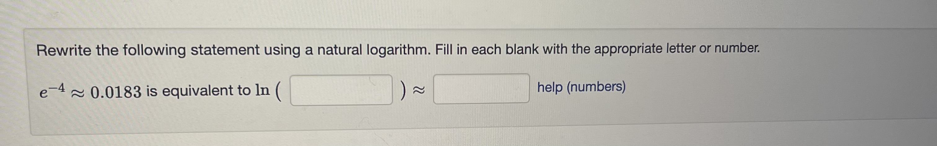 Solved Rewrite the following statement using a natural | Chegg.com