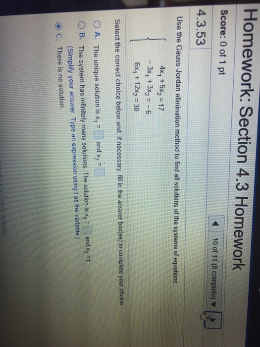 Solved Homework Section 4 3 Homework Score 0 Of 1 Pt