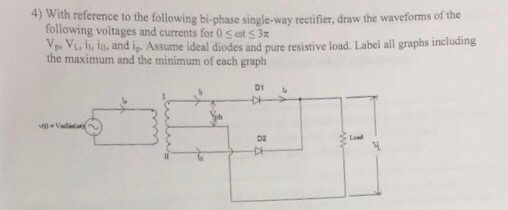 Solved 4) With reference to the following bi-phase | Chegg.com