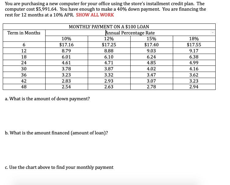 Solved You are purchasing a new computer for your office | Chegg.com