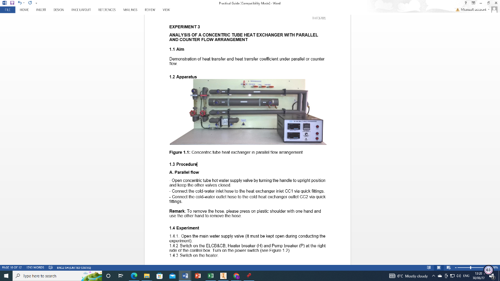 Solved MS. FILE HOME INSERT DESIGN PAGE LAYOUT REFERENCES | Chegg.com