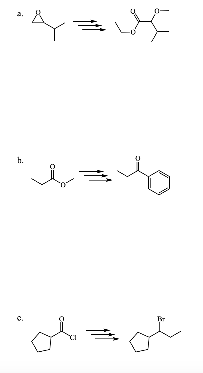 Solved Propose an efficient multi-step synthesis for the | Chegg.com
