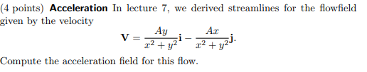 Solved (4 points) Acceleration In lecture 7, we derived | Chegg.com