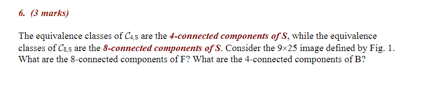 Solved 6. (3 marks) The equivalence classes of C4, s are the | Chegg.com