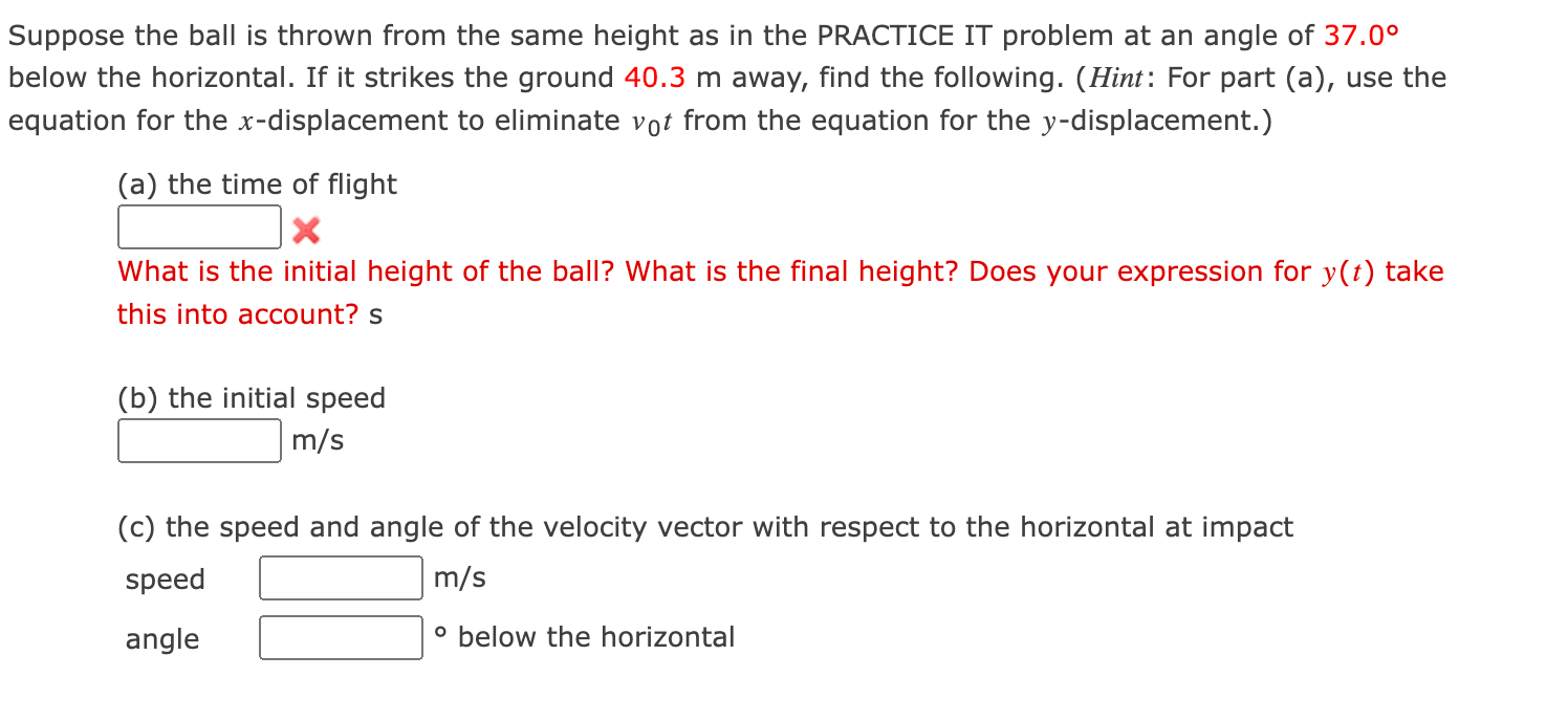 Solved GOAL Solve a two-dimensional kinematics problem with | Chegg.com
