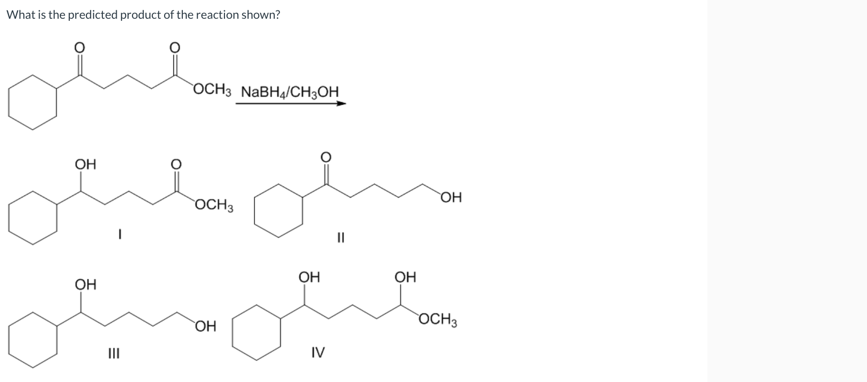Solved What is the predicted product of the reaction shown? | Chegg.com