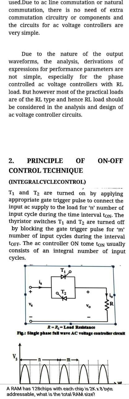 Solved Used Due To Ac Line Commutation Or Natural