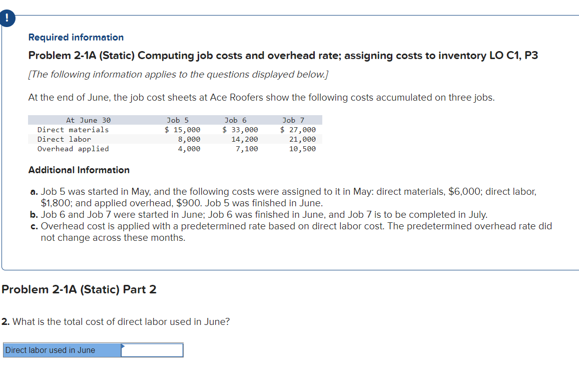 Solved 1 Part 1 of 4 Required information Problem 2-1A | Chegg.com