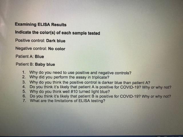 Positive = blue Negative clear 1 2 3 4 5 6 7 8 9 10 | Chegg.com