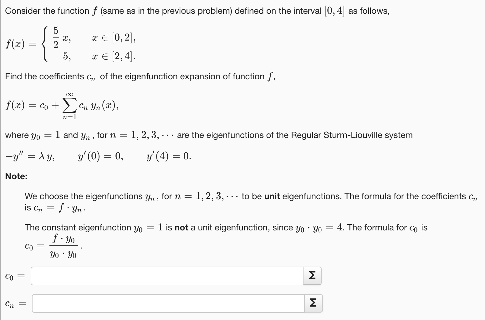 Solved Consider the function f defined on the interval [0,4] | Chegg.com