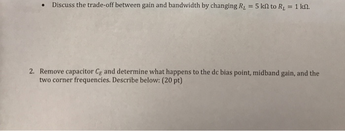 Solved Discuss the trade-off between gain and bandwidth by | Chegg.com