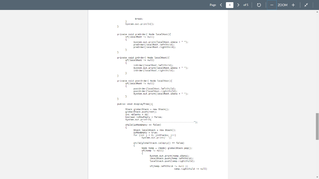 Solved JAVA In the Program BST.java shown below add the | Chegg.com