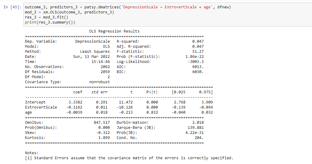 Solved I am super confused on how to interpret this OLS | Chegg.com