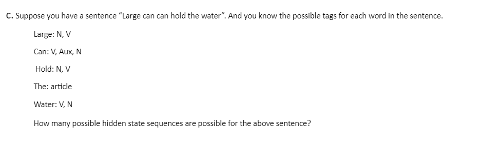 Solved Computer Science Subject - Natural Language | Chegg.com