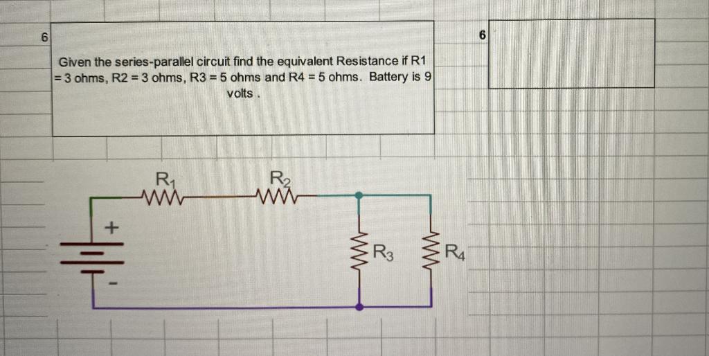 Solved Given the series-parallel circuit find the equivalent | Chegg.com