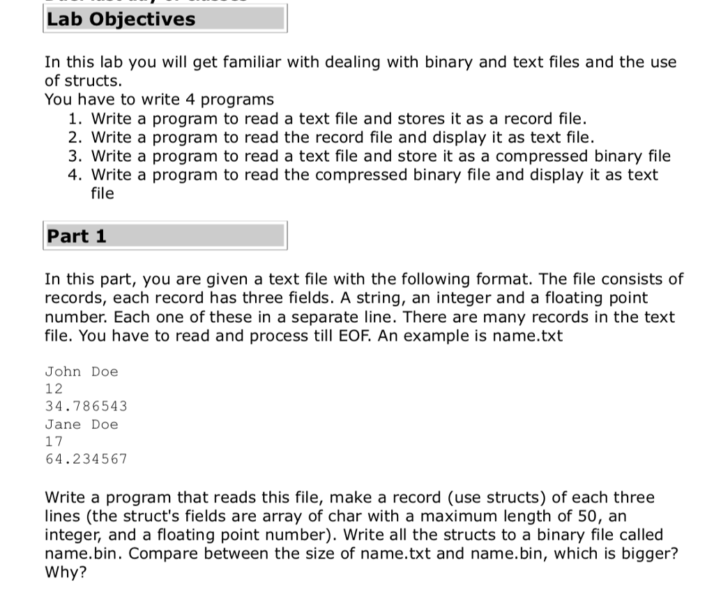 Solved Lab Objectives In this lab you will get familiar with | Chegg.com