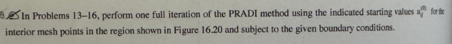 Solved 14. In ﻿Problems 13-16, ﻿perform one full iteration | Chegg.com