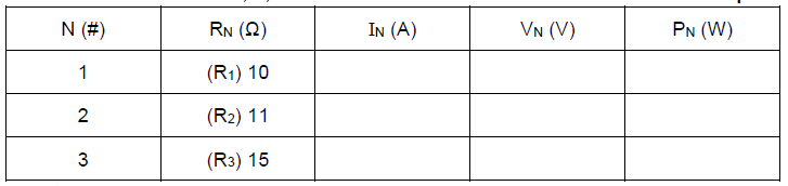 Solved Data Table 2: Build Circuit. Measure Current and | Chegg.com