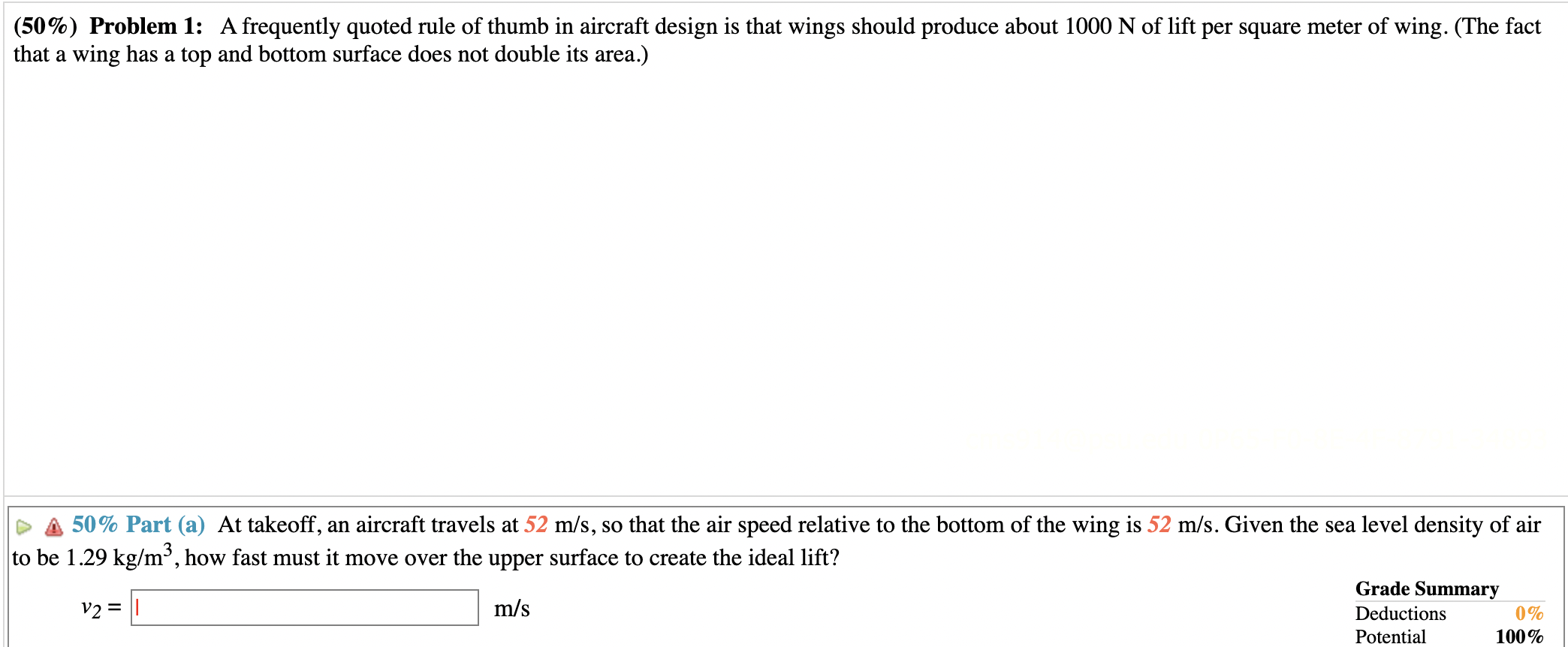 Solved 50\%) Problem 1: A frequently quoted rule of thumb in | Chegg.com