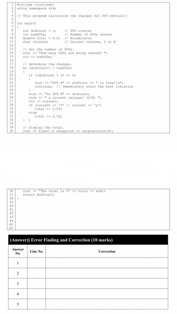 Solved Istraco Find only Five (5) errors in the following | Chegg.com