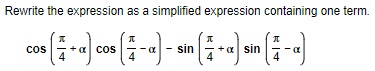 Solved Rewrite the expression as a simplified expression | Chegg.com